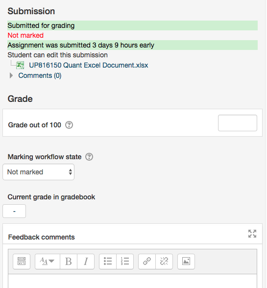 Release grades in Moodle Dropboxes – BaL Digital