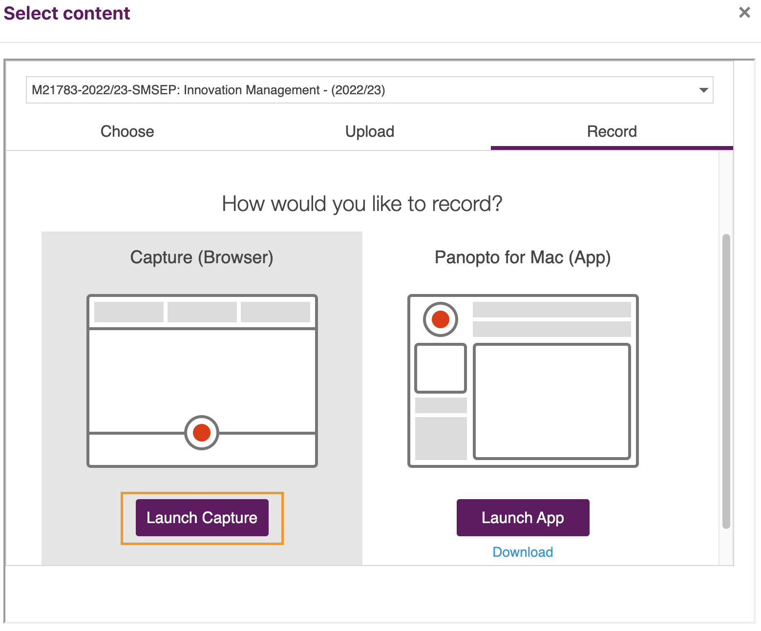 Record slides using Panopto – BaL Digital